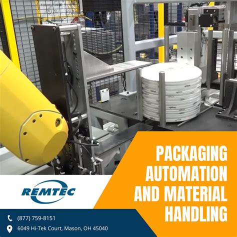 Remtec Automation Llc On Linkedin Packaging And Material Handling Applications Offer Significant
