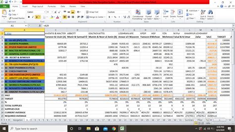 detail excel erp template koleksi nomer 10