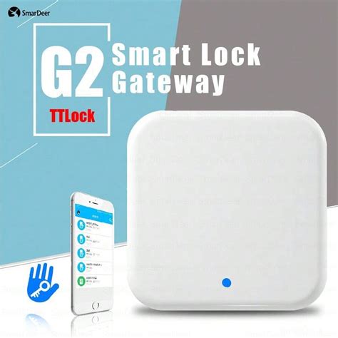 TTLock Smart Gateway WiFi Gateway For TTLock Bluetooth Door Lock Compatible With Alexa