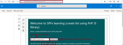 Create List In Sharepoint Online Using Spfx Sharepoint Framework Global Sharepoint