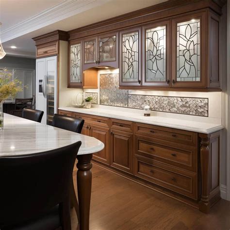 Transform Your Kitchen The Magic Of Decorative Glass Inserts