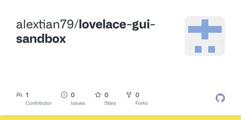 github alextian79 lovelace gui sandbox