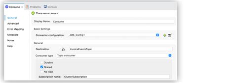 Configure Topic Subscriptions With Jms Connector Mulesoft Documentation