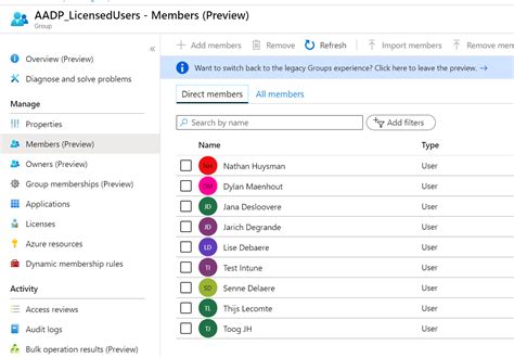 Creating A Dynamic Group With All Aad Premium Licensed Users 365 By Thijs