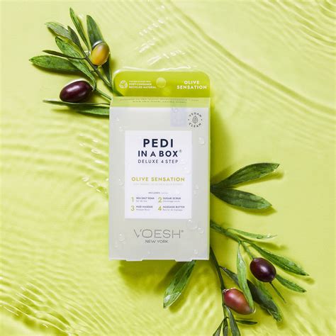 Pedi In A Box Deluxe 4 Step Olive Sensation Voesh Professionals