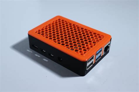 Rasberry Pi 4 Model B Case With Snap Fit Mesh Lid R Functionalprint