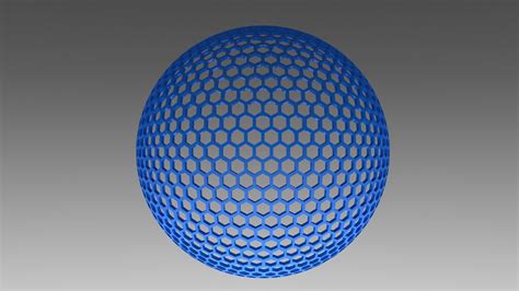 Hexagonal Sphere V2 3d Model 3d Printable Cgtrader