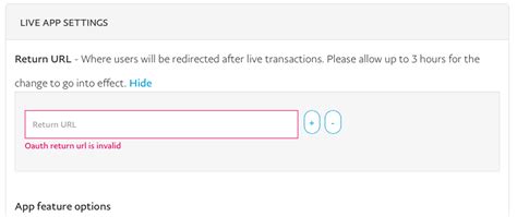 Swift Paypal Ios Live App Settings What Is Return Url Stack Overflow