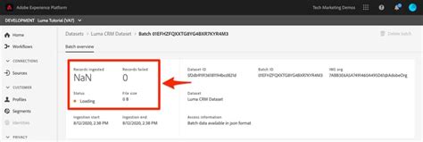 Ingest Batch Data Adobe Experience Platform
