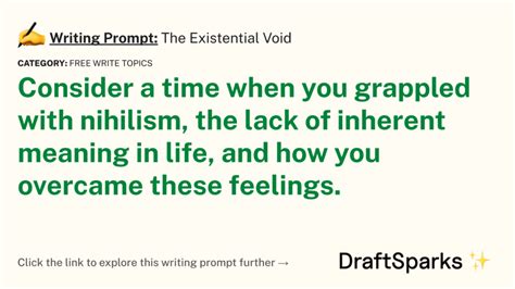 2 Nihilism Writing Prompts