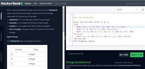 Kgotso Mokoena On Linkedin Sql Advancedsqlselect Hackerrank