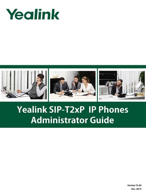 Yealink Sip T2xp Ip Phones Administrator Guide V73 40 Pdf Session