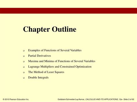 PPT Chapter Functions Of Several Variables PowerPoint Presentation ID