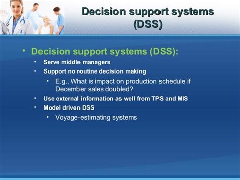 Medical Applications Of Decision Support System Dss