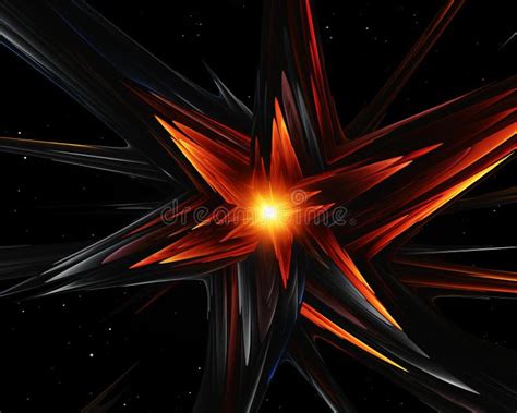 An Abstract Image Of A Star In Space Stock Illustration Illustration Of Graphic Space 302624834