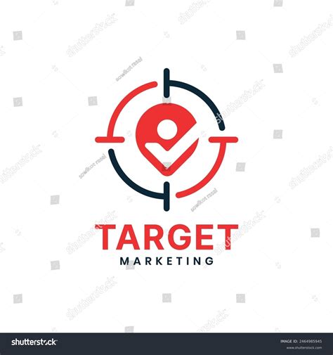 Target Marketing Logo Design Modern Minimal Stock Vector Royalty Free 2464985945 Shutterstock