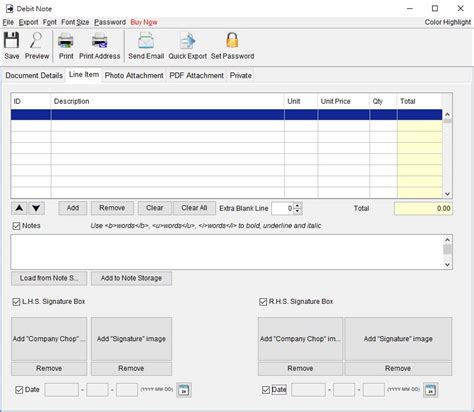 Debit Note EasyBilling Invoicing Software User Guide