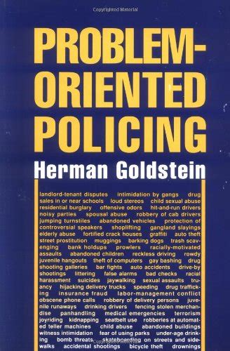 Problem Oriented Policing Goldsteinherman 9780070236943
