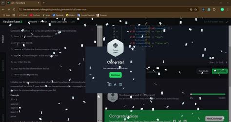 Sk Aman On Linkedin Pythonprogramming Codingjourney Hackerrank