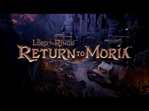 The Lord Of The Rings Return To Moria Release Date