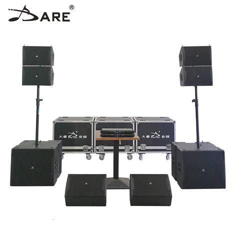 Single Waterproof Polyurea Line Array Speakers Systems With DSP Line Array And Line Array