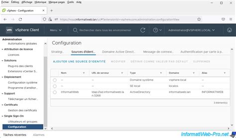 Add An Active Directory Identity Source To Vcenter Server To Authenticate Through Ad On Vmware