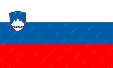 Premium Vector National Flag Of Slovenia With Official Colors