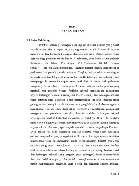 Makalah Proctitis Pdf