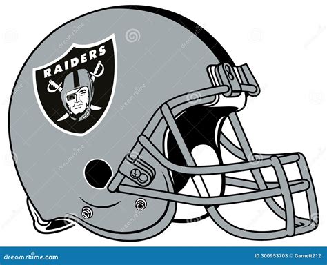 El Casco Gris De Las Vegas Raiders Equipo De Fútbol Americano Foto De