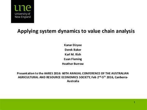 pdf applying system dynamics to value chain analysis