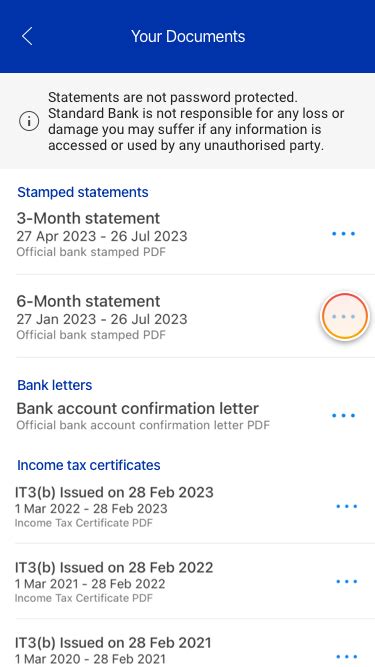 How To Get Bank Account Documents Standard Bank Standard Bank