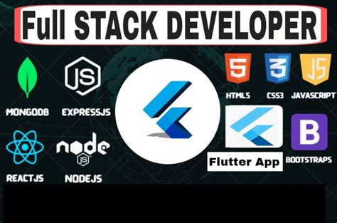 create mobile apps using mern full stack and flutter for android and