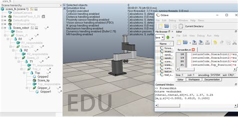 Github Naveenmgv Rep Scara Robot In Vrep