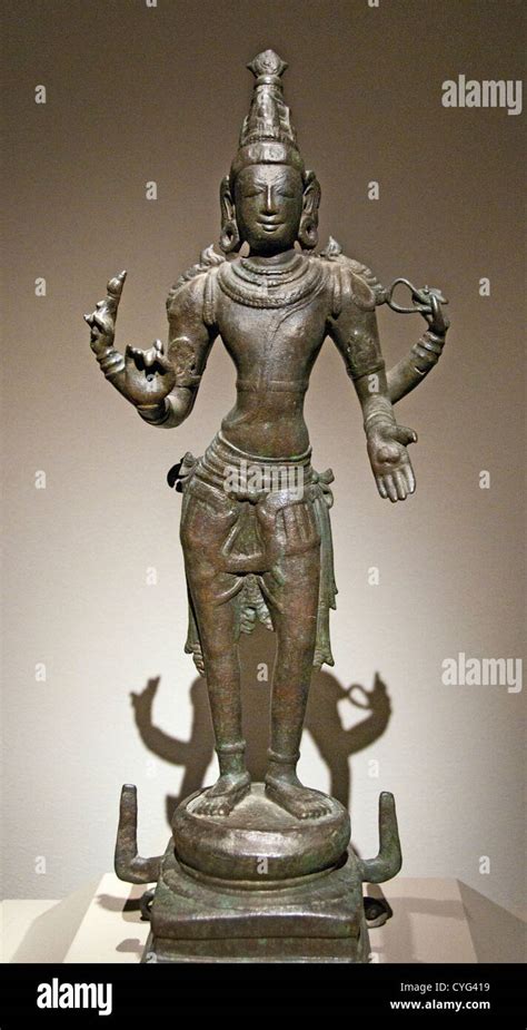 Chakra Purusha Personified Discus Weapon Of Vishnu Chola Period 10th