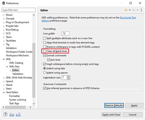allow formatter to keep blank lines · issue 110 · de jcup eclipse yaml