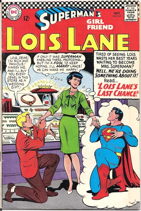 Lois Lane 69 Superman Comic Marriage Book Love Romance Etsy