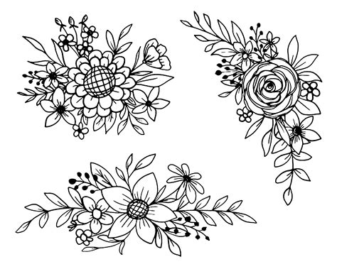 Clipart Flower Outline