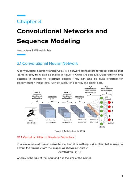 3convolutional Networks And Sequence Modeling Pdf Statistical