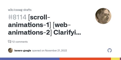 Scroll Animations 1 Web Animations 2 Clarifying Behavior Of