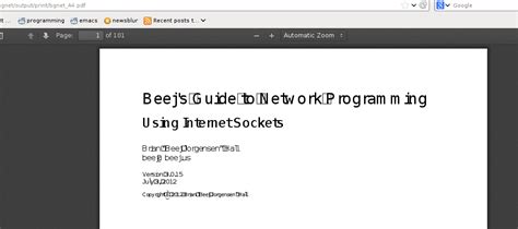 Beej S Guide To Network Programming Updated With IPv6 Content PDF