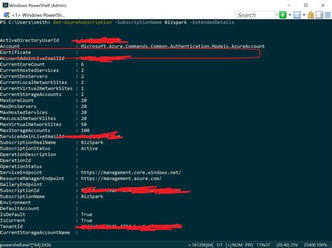 Azure Get Azuresubscription Extendeddetails In Powershell Doesnt