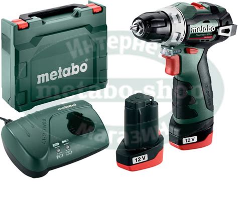 Аккумуляторный шуруповерт Metabo PowerMaxx BS BL - Купить шуруповерт ...