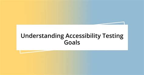 How I Approach Accessibility Testing Uk