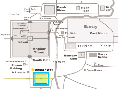 Angkor Wat Temple Layout