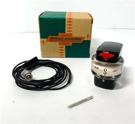 Gm Accessory Dinsmore Compass For 1958 1964 Chevrolet Cars White Dial