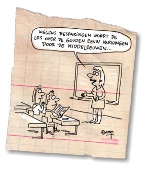 Cartoons Van Stuio Camp Cartoons Stellen De Werkelijkheid In Vraag Op