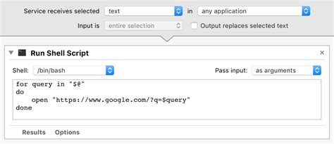 Automator Create Service To Search Websites With Query Ask Different