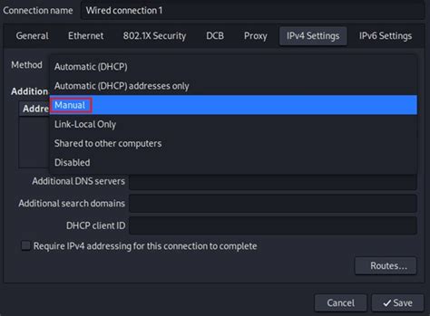 kali linux set static ip how to configure in 2 ways sysprobs