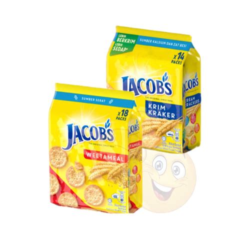 Jacobs Multipack Cream Cracker Wheatmeal 504g 4185g Shopee
