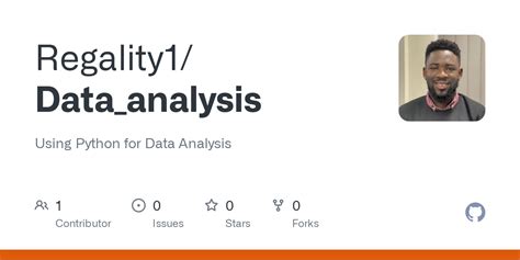 GitHub Regality Data Analysis Using Python For Data Analysis